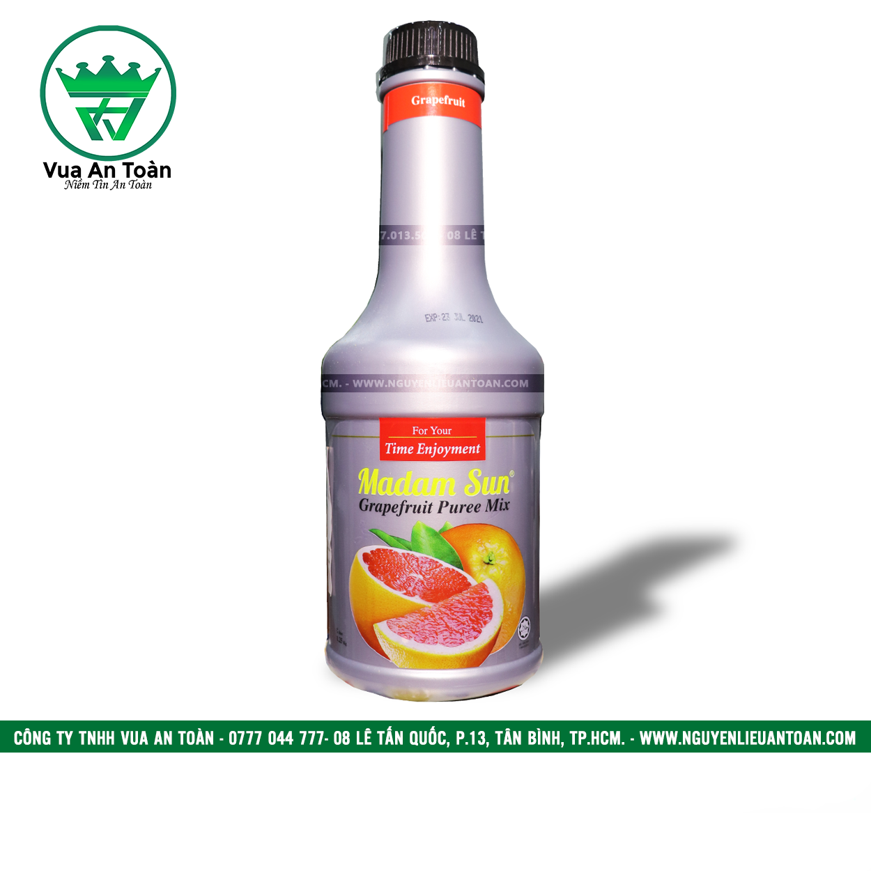 Mứt Trái Cây Madam Sun Bưởi Hồng - Puree Madam Pink Grapefruit